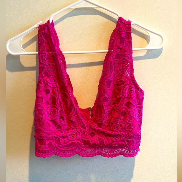 bebe | Tops | Bebe Pink Bralette | Poshmark
